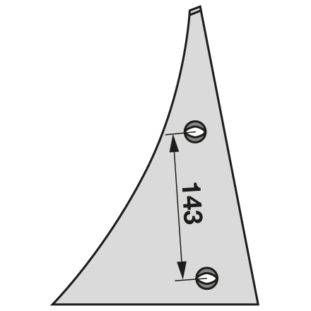 Piept cormana pentru plug Kuhn Huard (F) 619201: stanga - Piese și ...