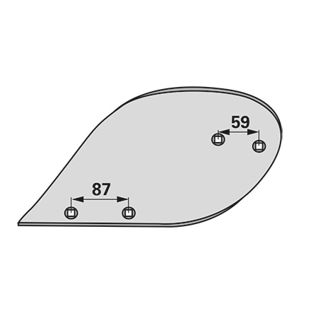 Cormana antetrupita pentru plug Lemken D0, 3470655: stanga - Piese și ...